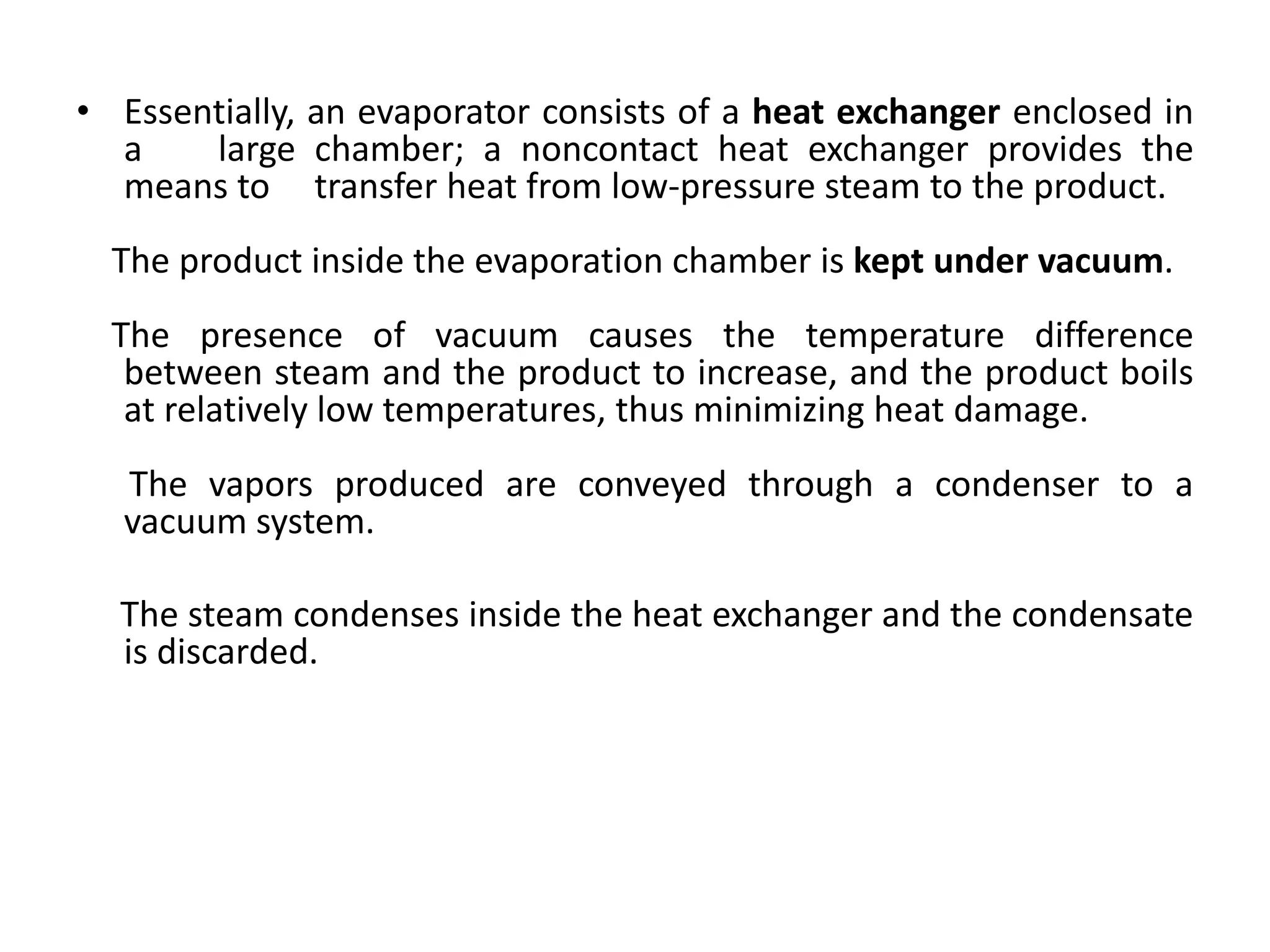 Evaporation in food industry | PPTX