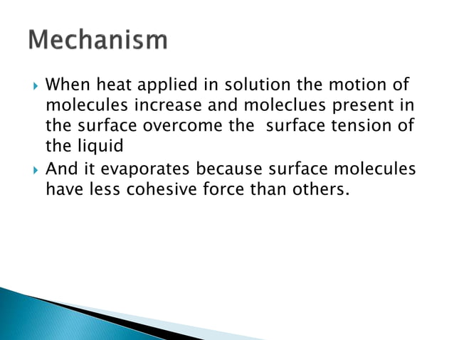 Evaporation measurement device | PPTX | Chemistry | Science