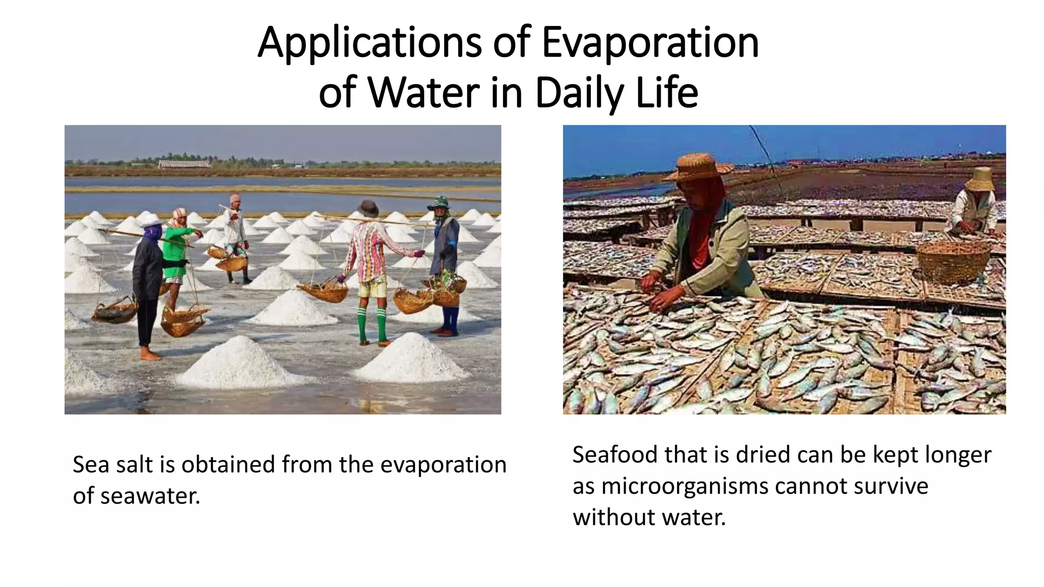 Evaporation of water Science KSSM Form 2 | PPTX
