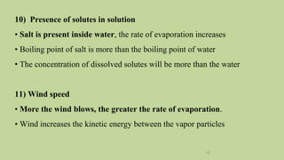 EVAPORATION PHARMACEUTICAL PROCESS CHEMISTRY.pptx