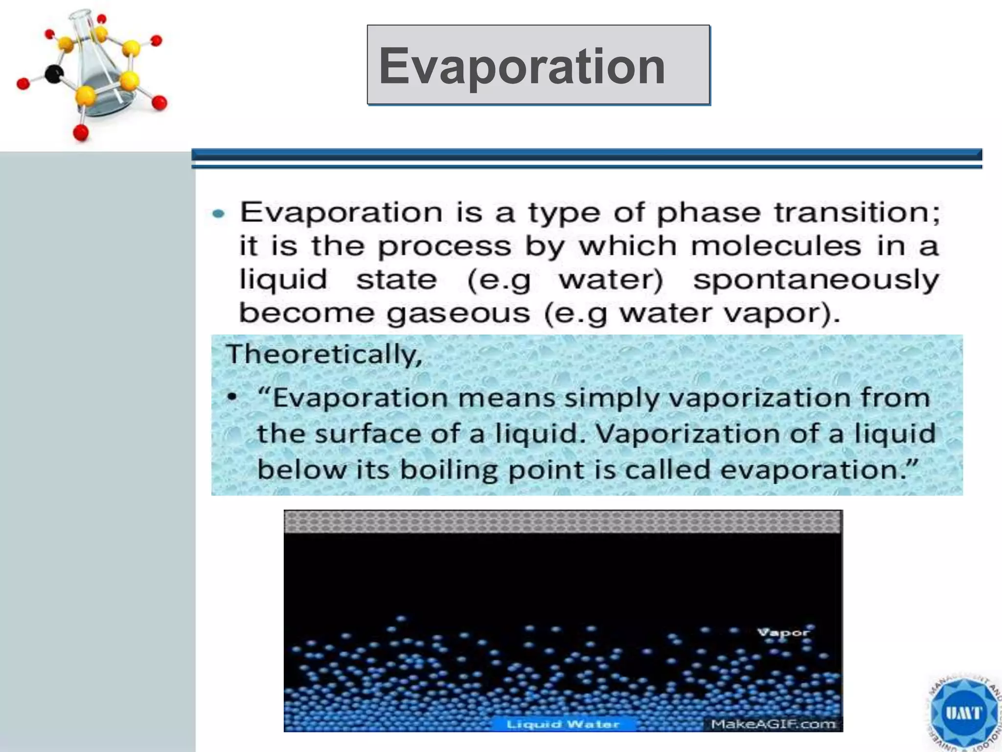 Evaporation ppt | PPT