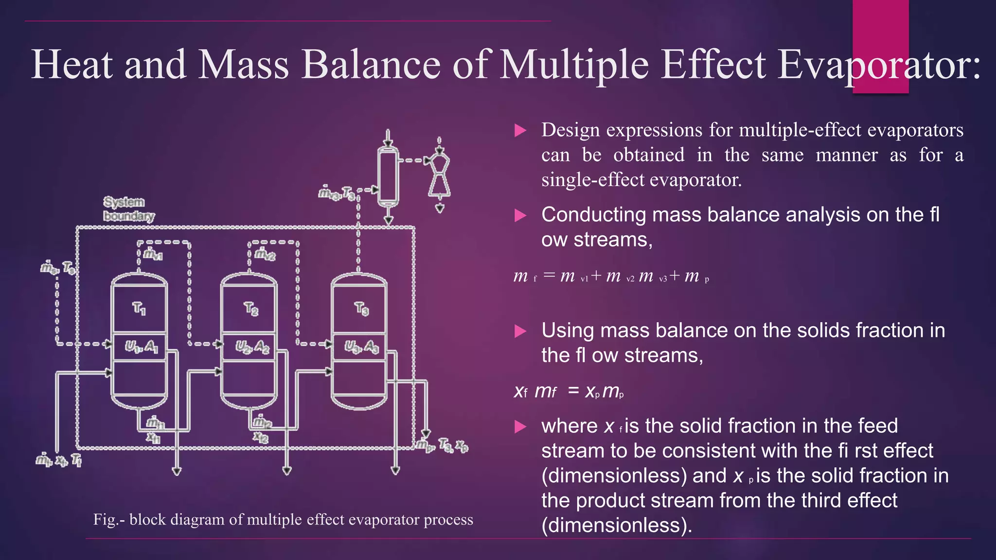 EVAPORATION: Properties of Liquids, Heat and Mass Balance in Single Effect And Multiple Effect ...
