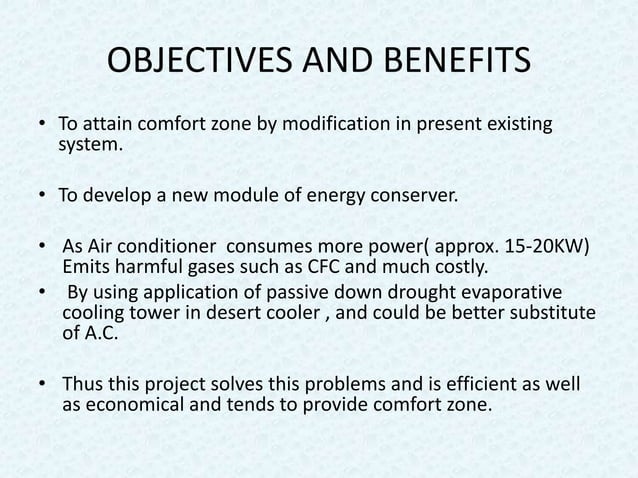Evaporative cooling | PPTX