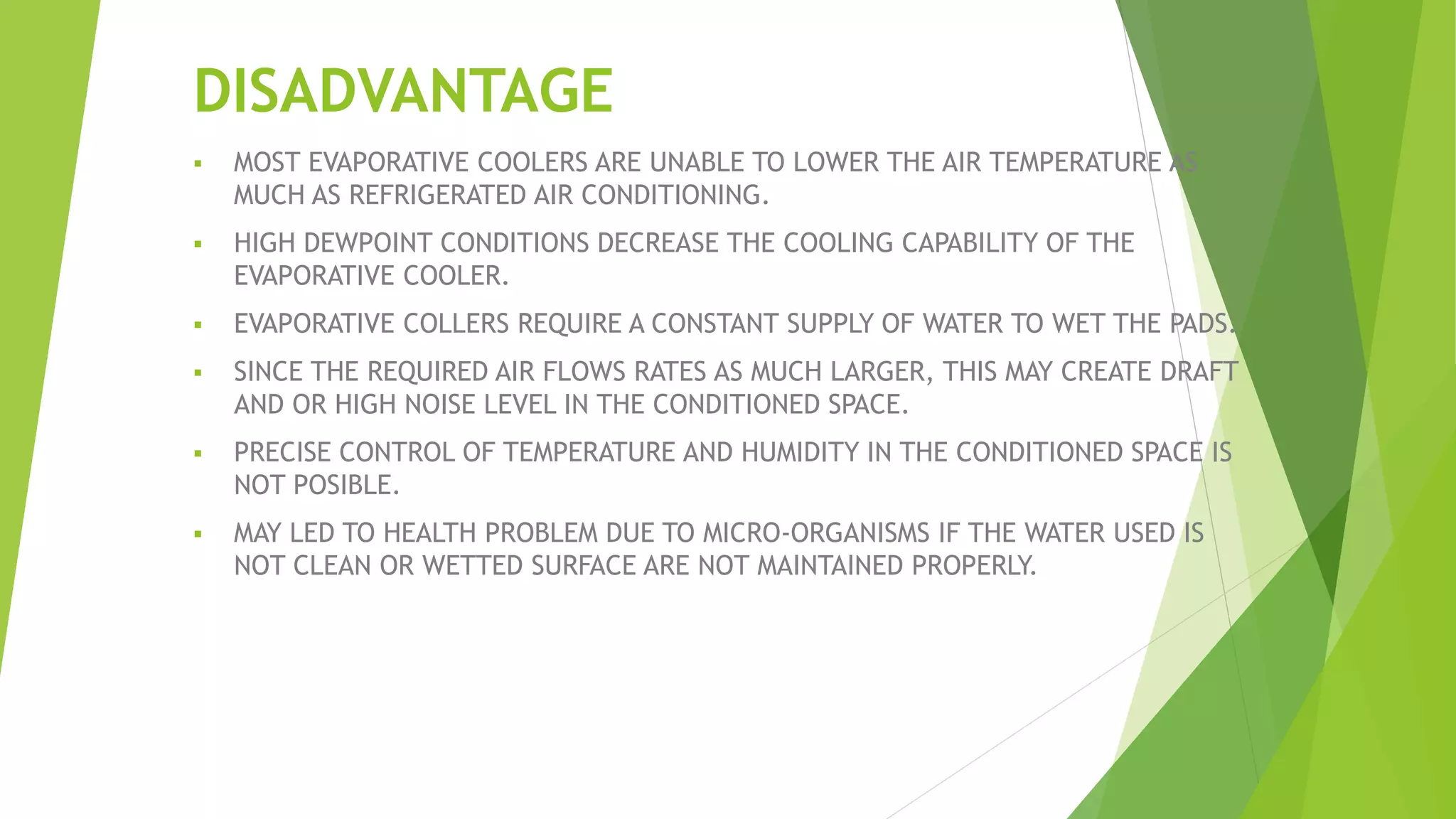 Evaporative cooling system | PPTX