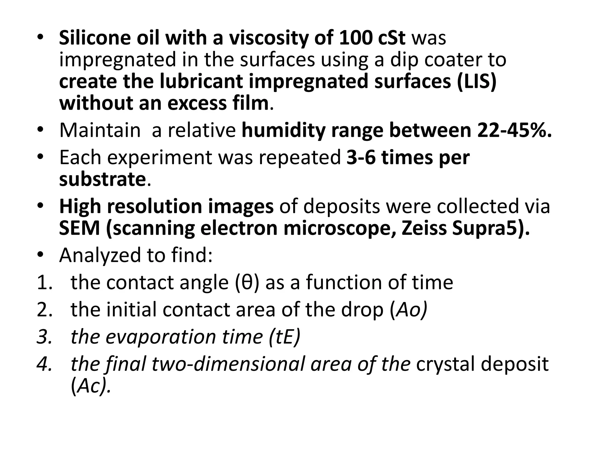 Evaporation crystallization in drops on super hydrophobic and liquid ...