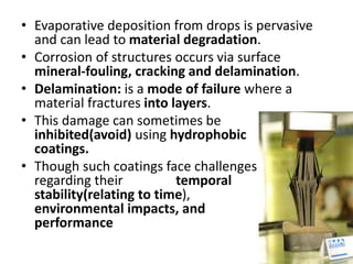 Evaporation crystallization in drops on super hydrophobic and liquid ...