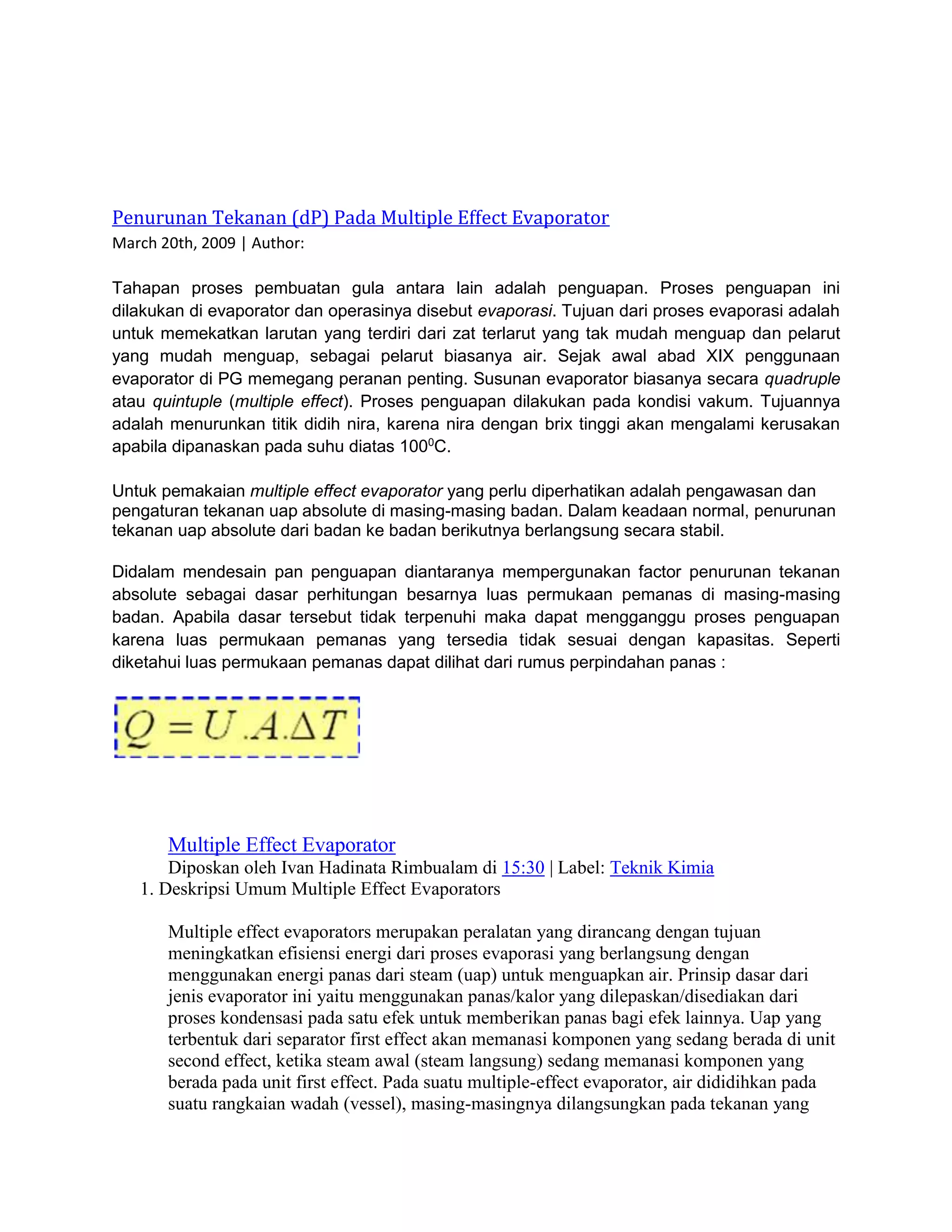 Evaporator | DOCX