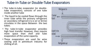 Evaporators: Types and Numerical Solutions | PPTX