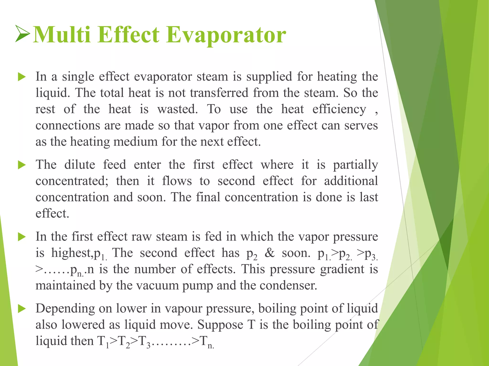 Multi Effect Evaporators | PPTX