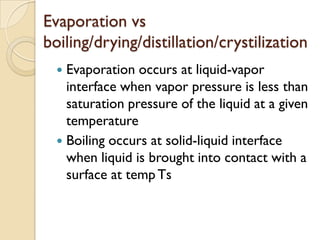 Evaporators | PPTX