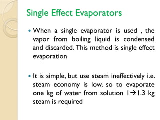 Evaporators | PPT