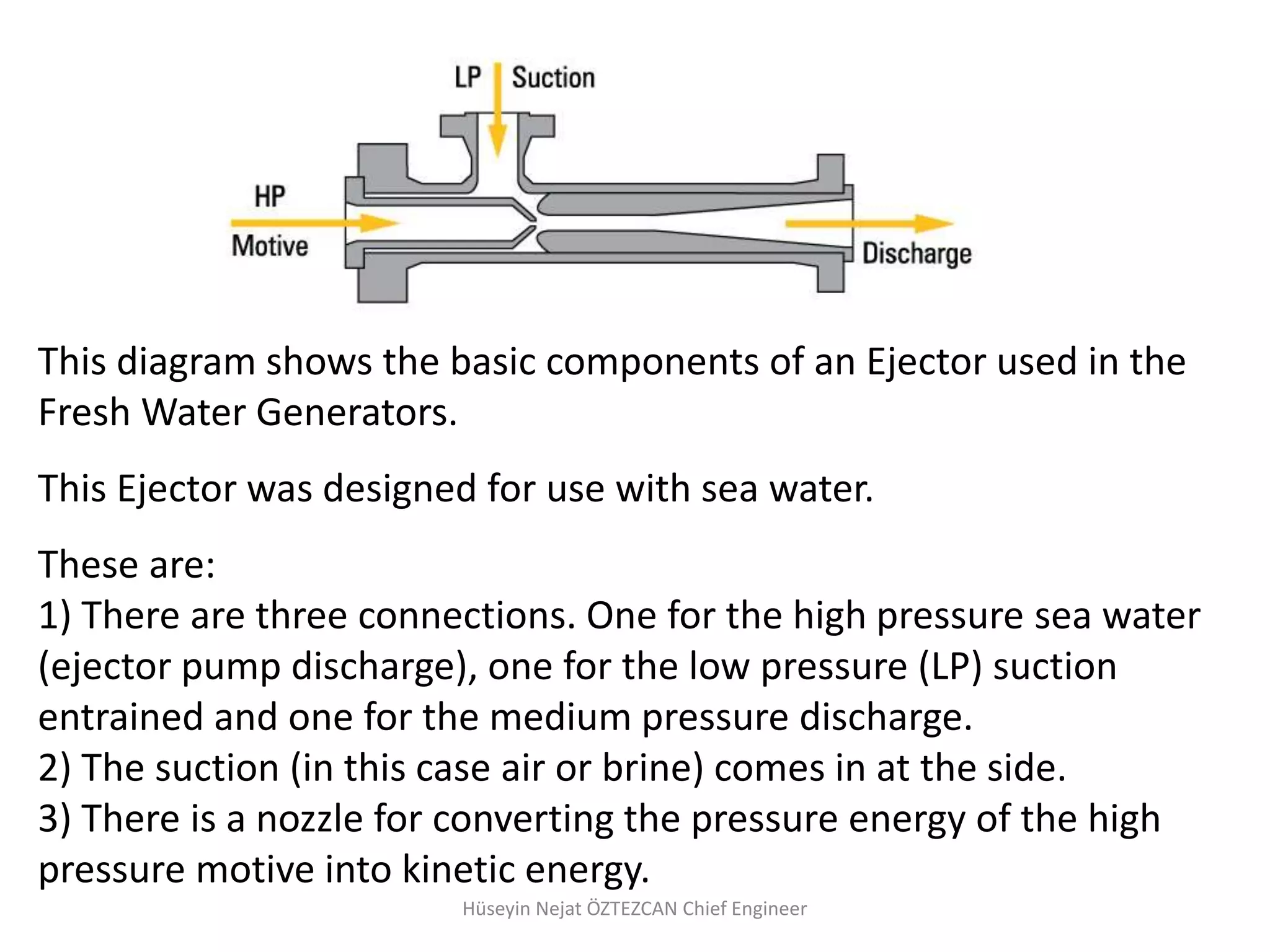 Marine Fresh Water Generators | PPTX | Chemistry | Science
