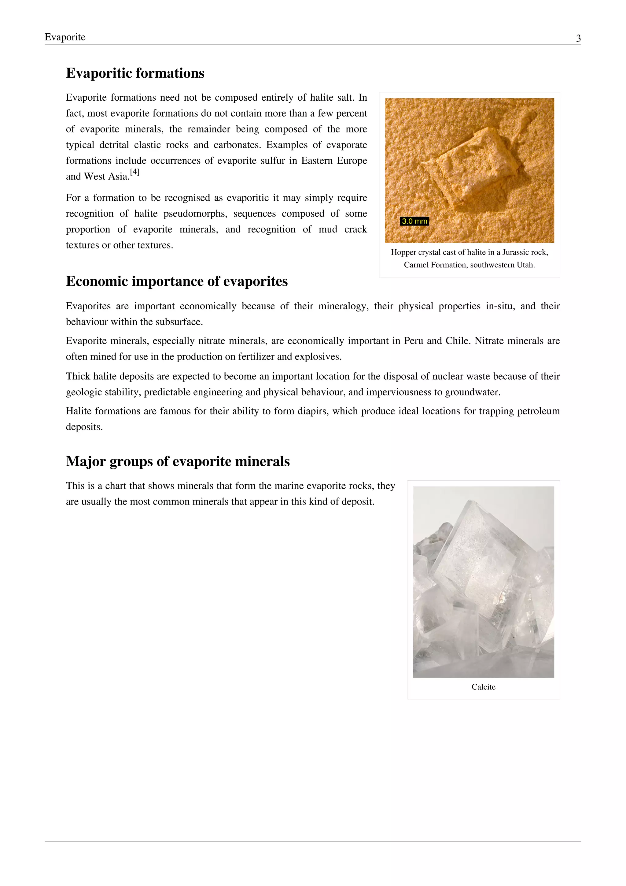 Evaporites | PDF