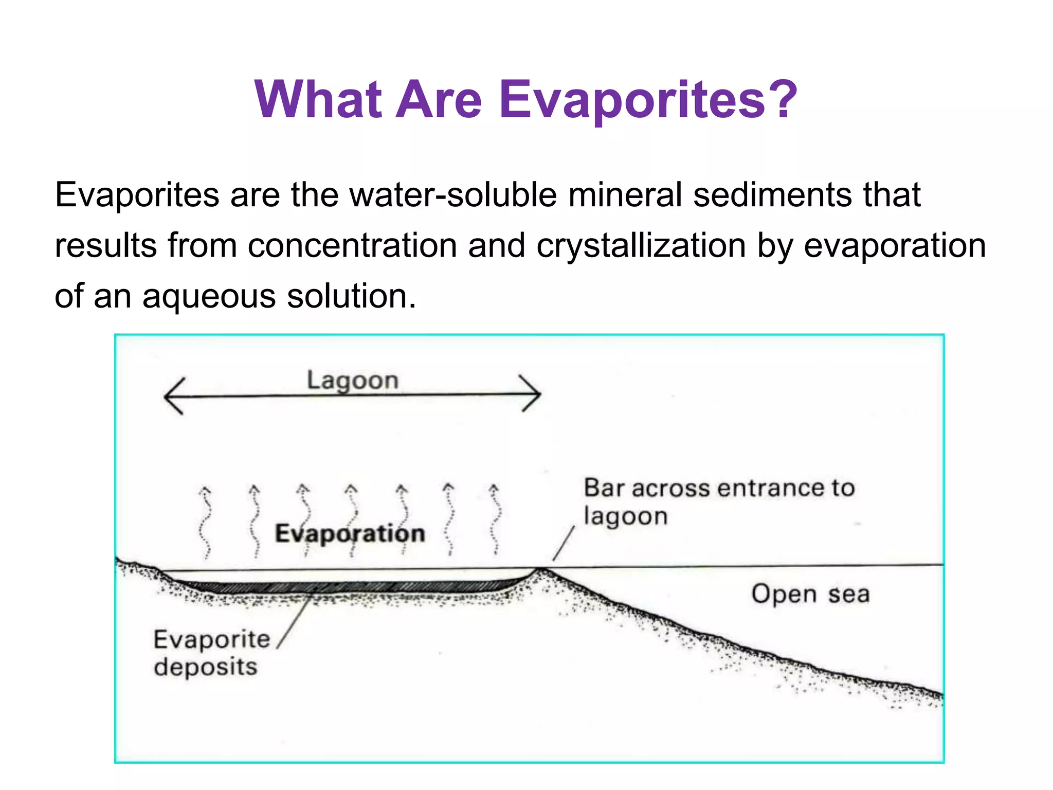 Evaporites | PPTX