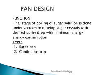Sugar mill evaporator and Batch pan designing and control | PDF