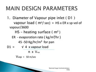 Sugar mill evaporator and Batch pan designing and control | PDF