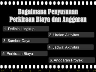 Perkiraan Biaya Proyek | PPTX