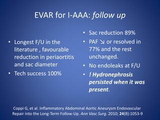 Evar in inflammatory aaa | PPT