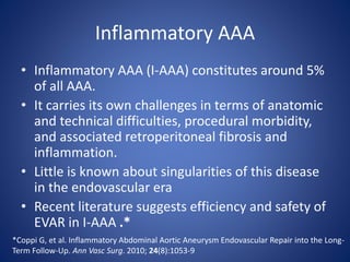 Evar in inflammatory aaa | PPT