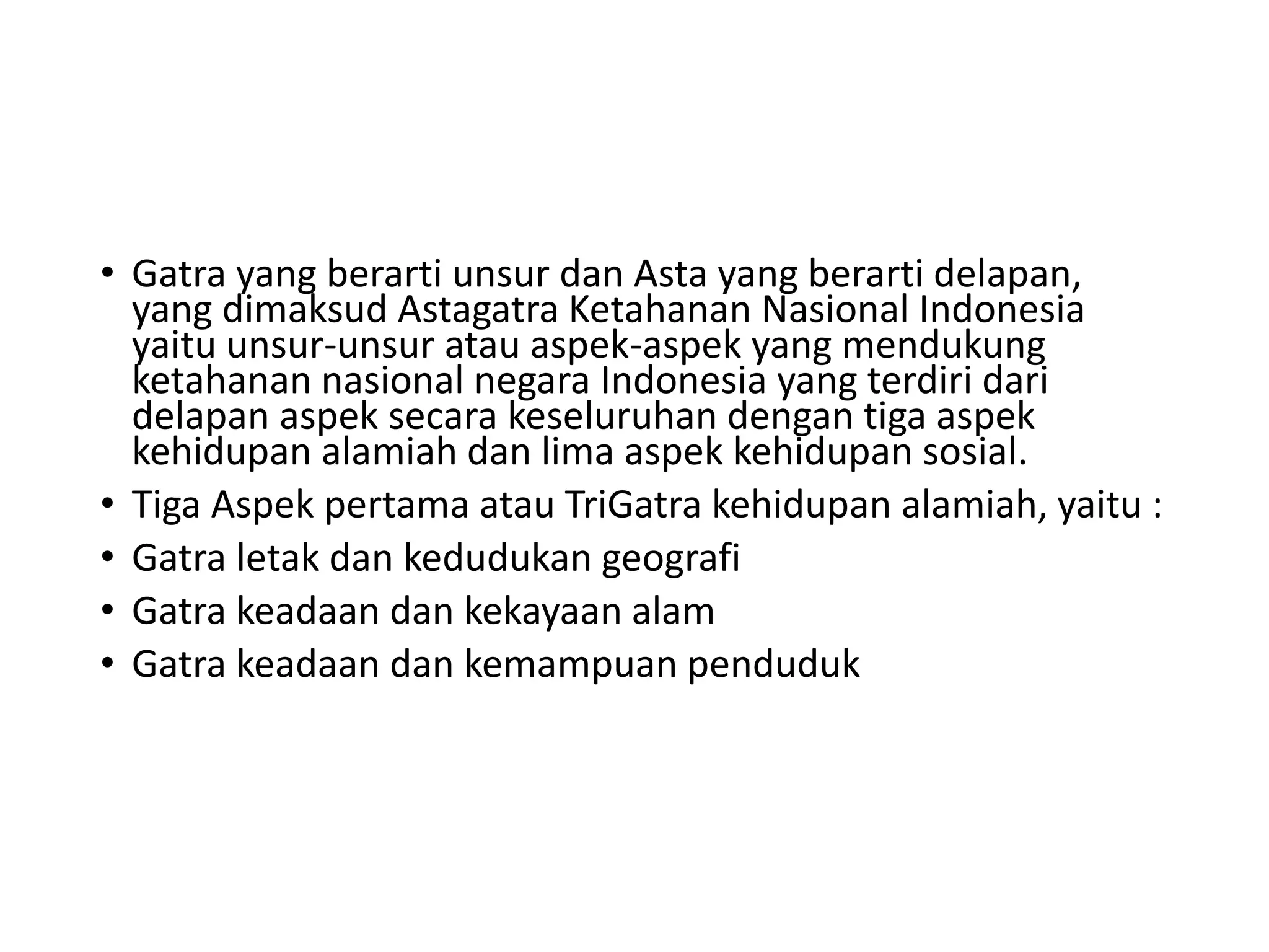 geostrategi dan ketahanan nasional | PPTX