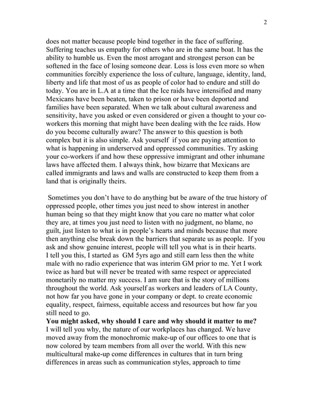 Evasmulticulturalspeech0507 | PDF | Career Advice | Careers