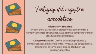 evaluacion de los aprendizajes, registro anecdotico | PPT