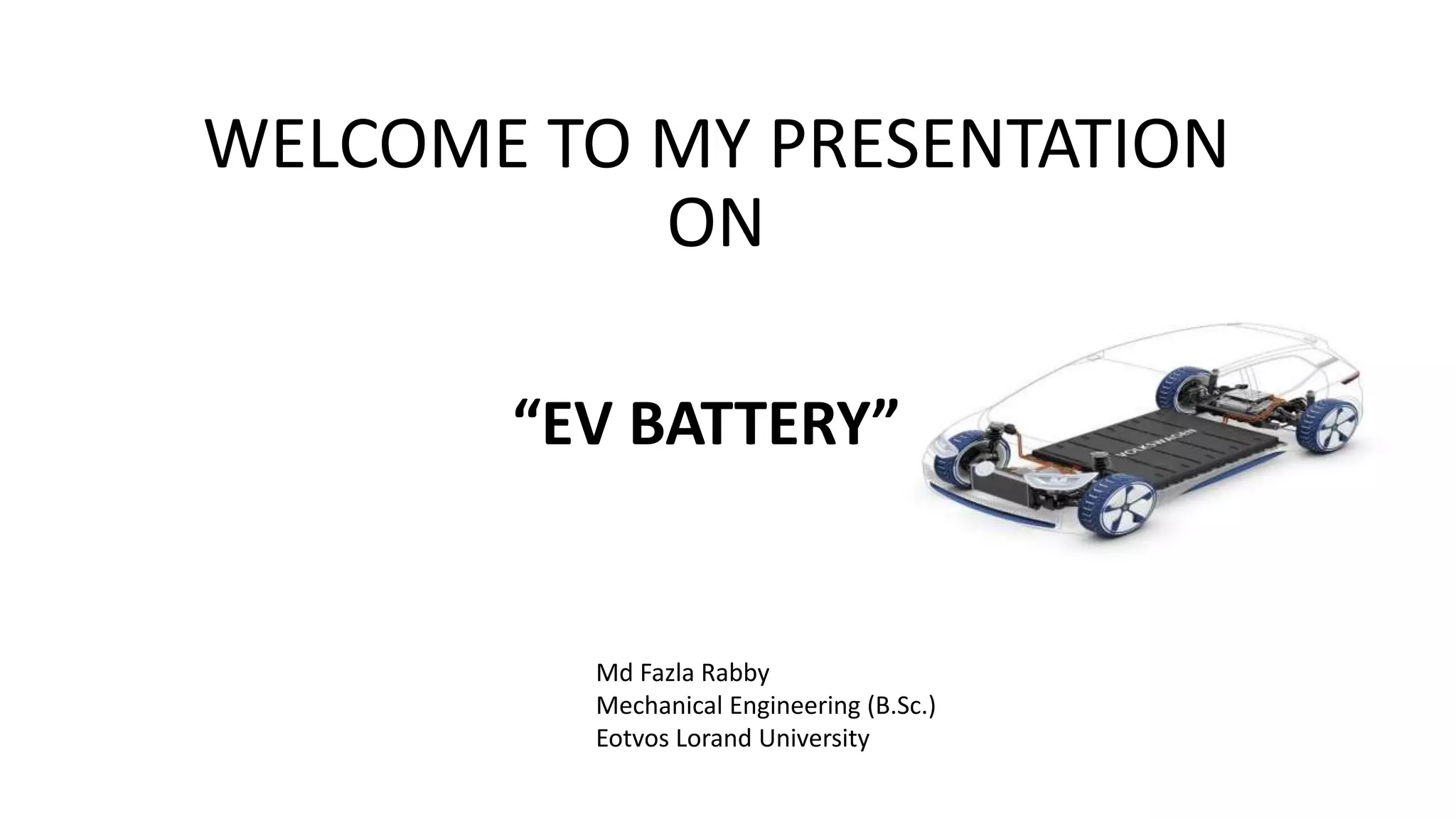 EV Battery.pptx | Green Vehicles | Auto Type