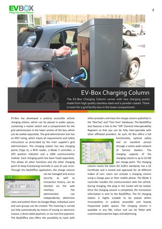 Evbox Brochure English | PDF