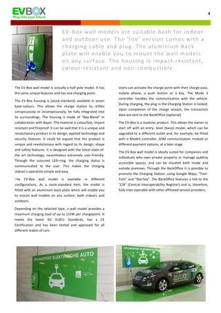 Evbox Brochure English | PDF