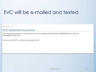 Practical Guide on Electronic Verification Code (EVC) | PDF