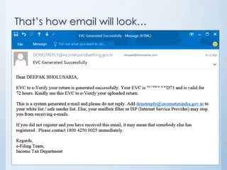 Practical Guide on Electronic Verification Code (EVC) | PDF
