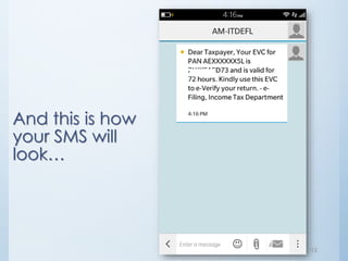 Practical Guide on Electronic Verification Code (EVC) | PDF