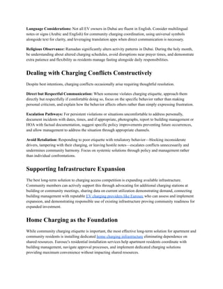 EV Charging Etiquette and Best Practices for Dubai Residents_ A ...