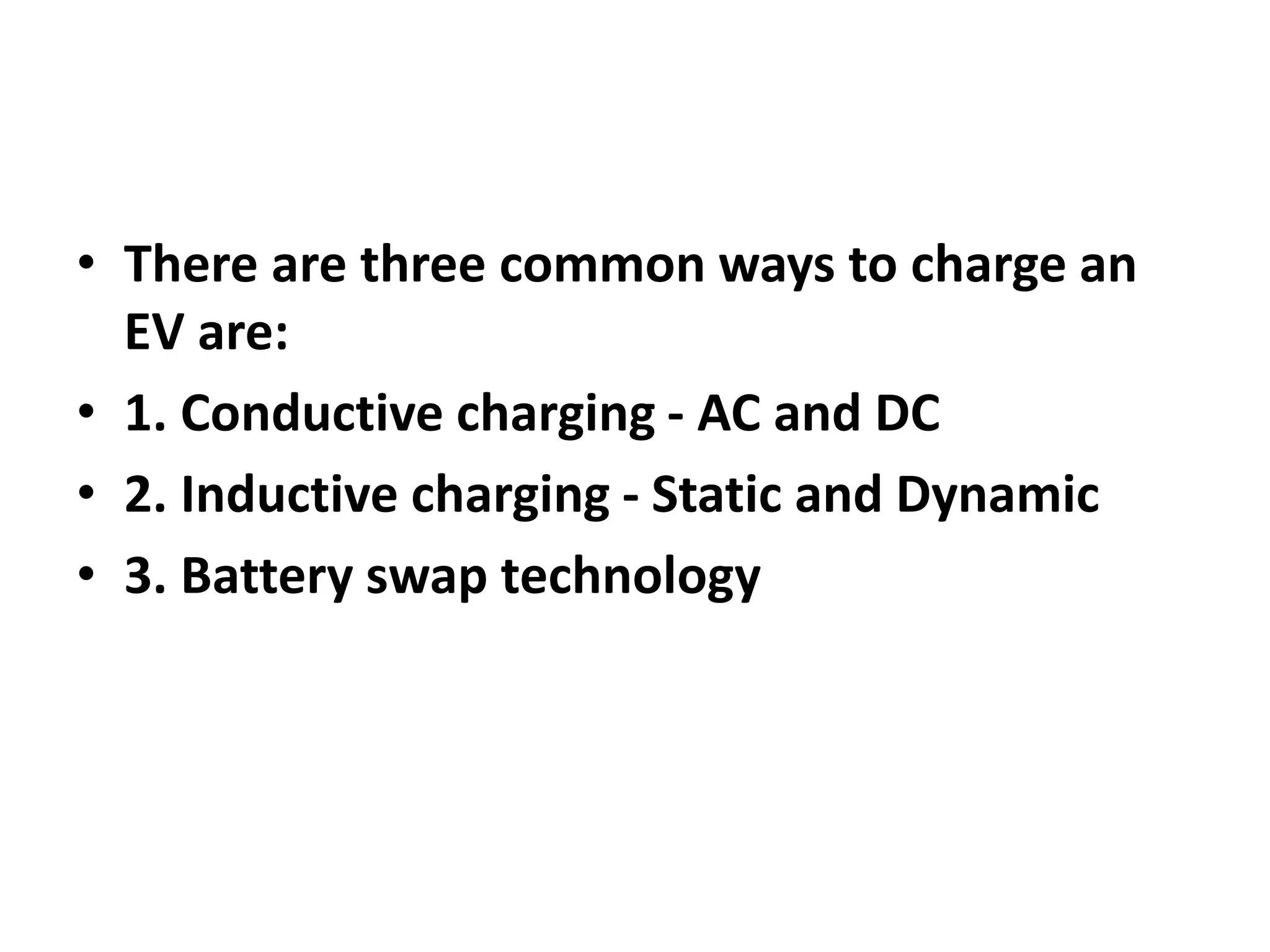 Electric Vehicle CHARGING METHOD PPT.ppt