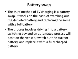 Electric Vehicle CHARGING METHOD PPT.ppt