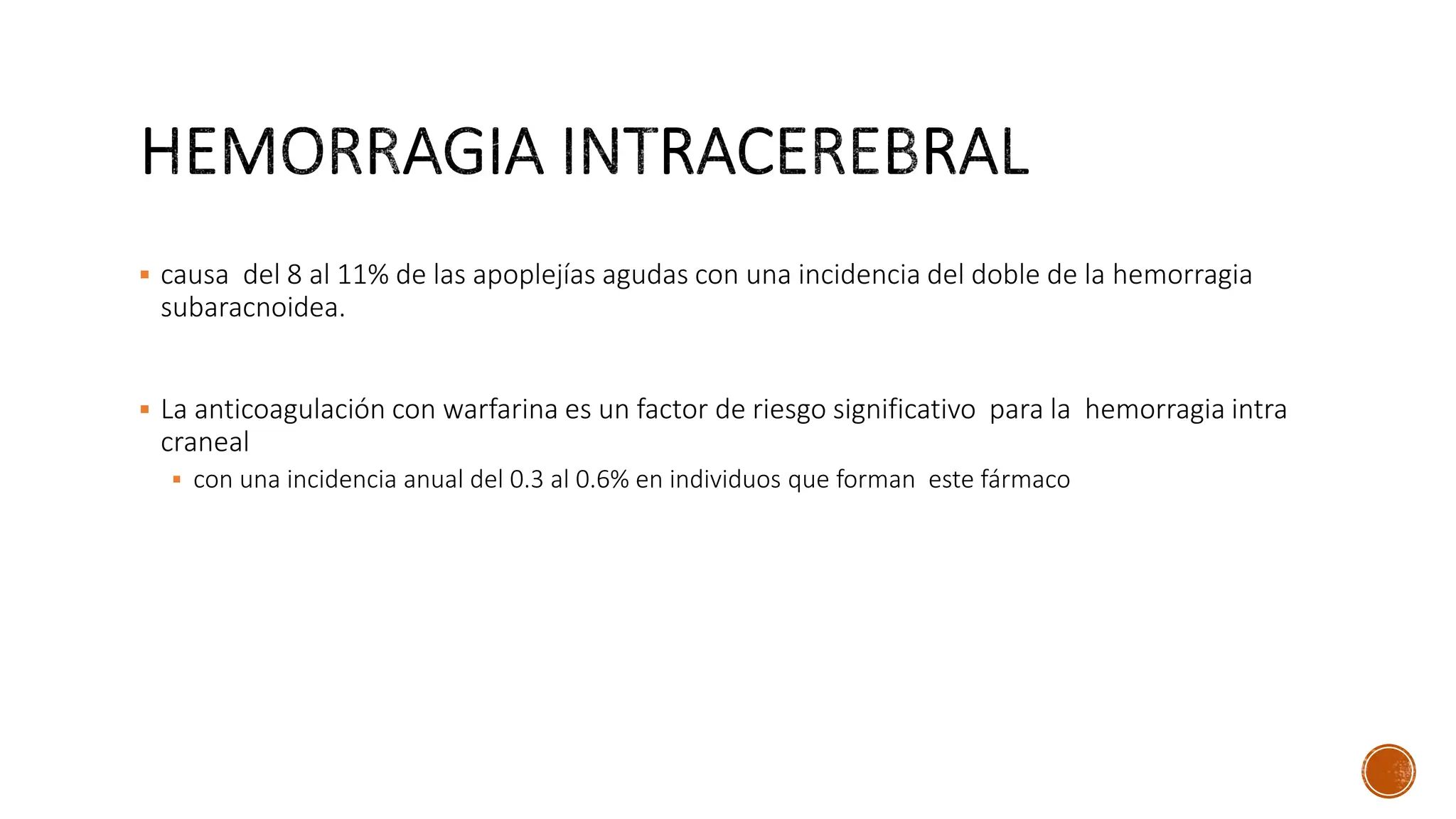 EVC isquémico y hemorragico en urgencias | PPTX