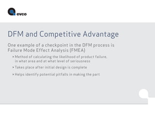 Design for Manufacturability - EVCO Plastics | PDF