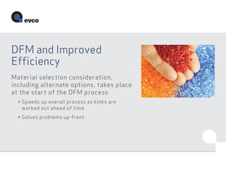 Design for Manufacturability - EVCO Plastics | PDF