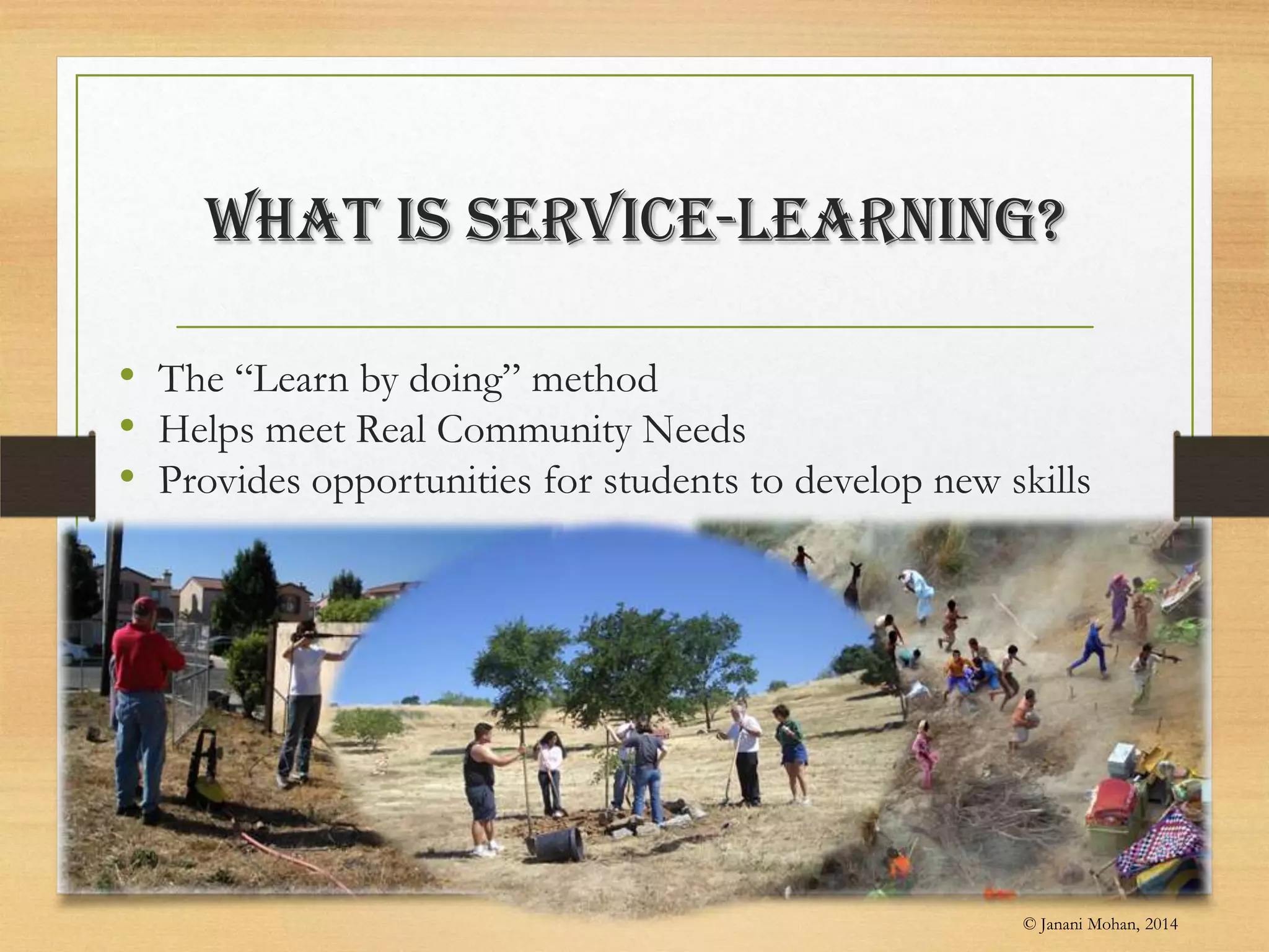 EVC Service Learning and Public Service Program | PPT