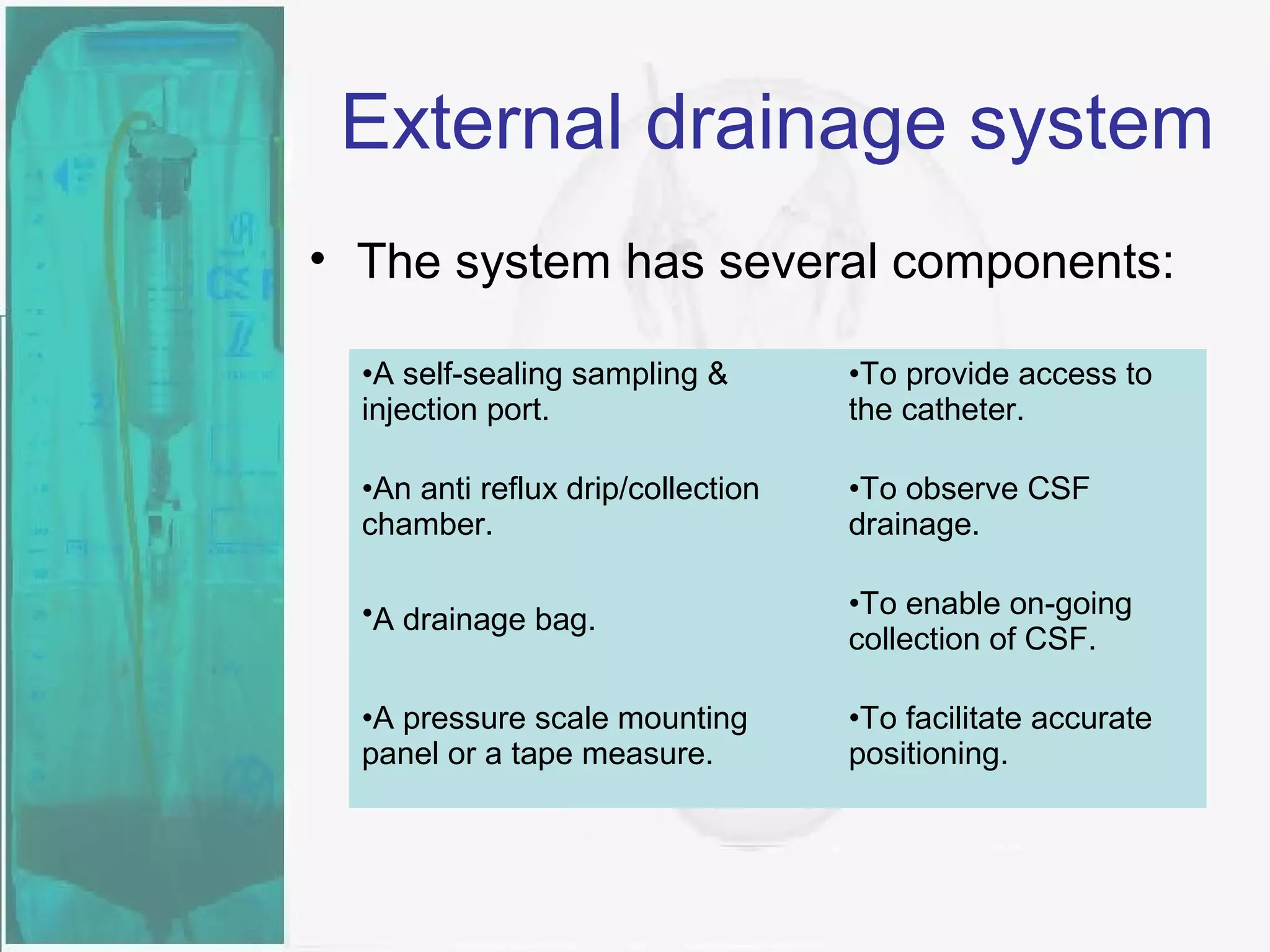 External Ventricular Drain | PPT