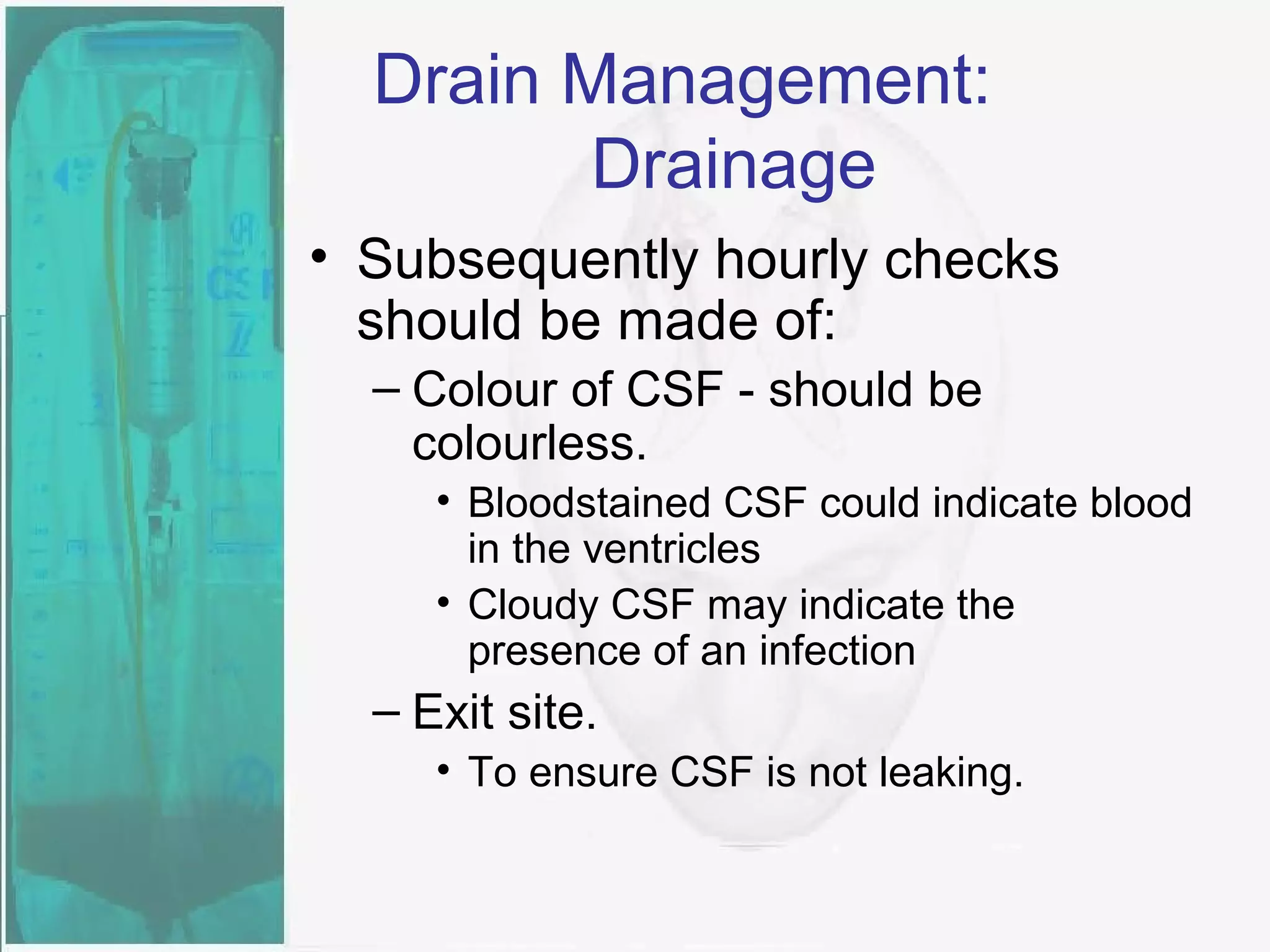 External Ventricular Drain | PPT