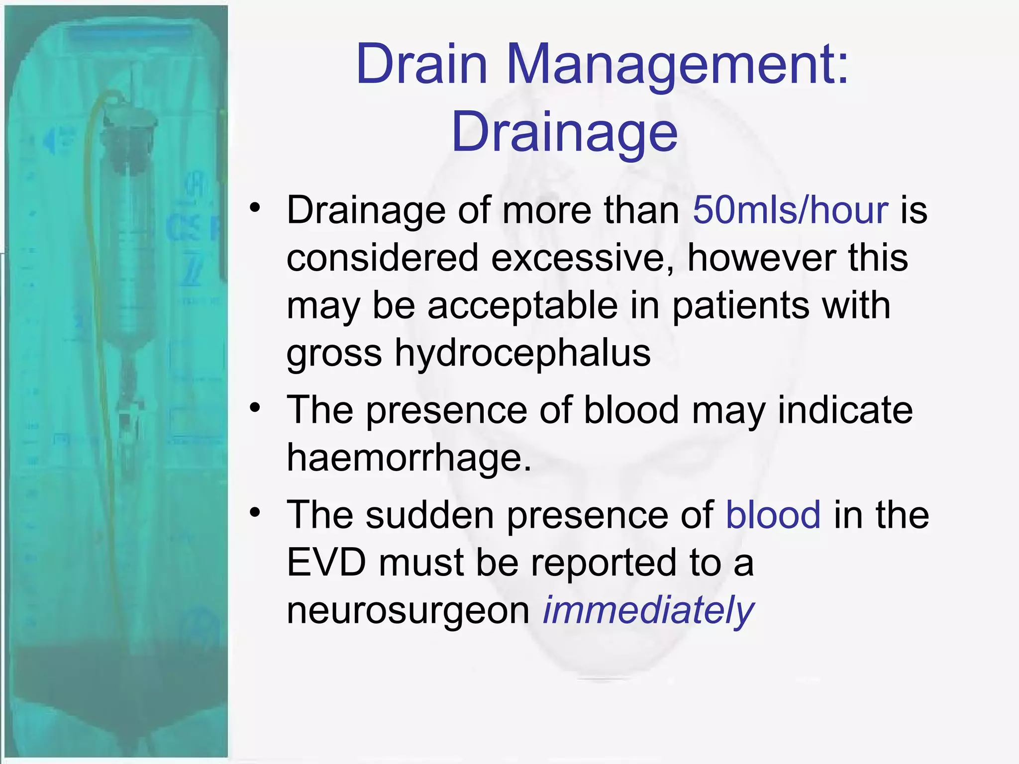 External Ventricular Drain | PPT