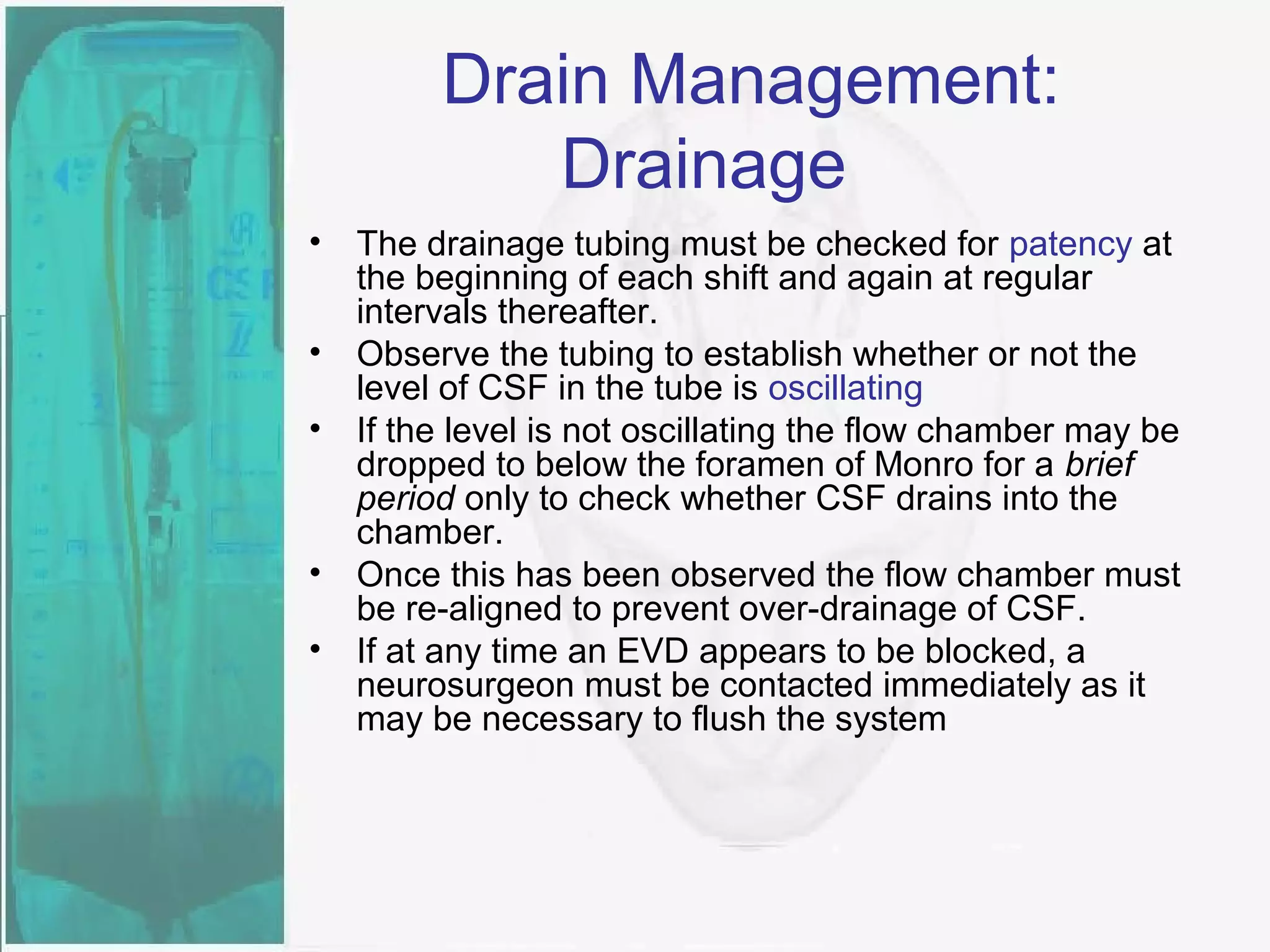 External Ventricular Drain | PPT