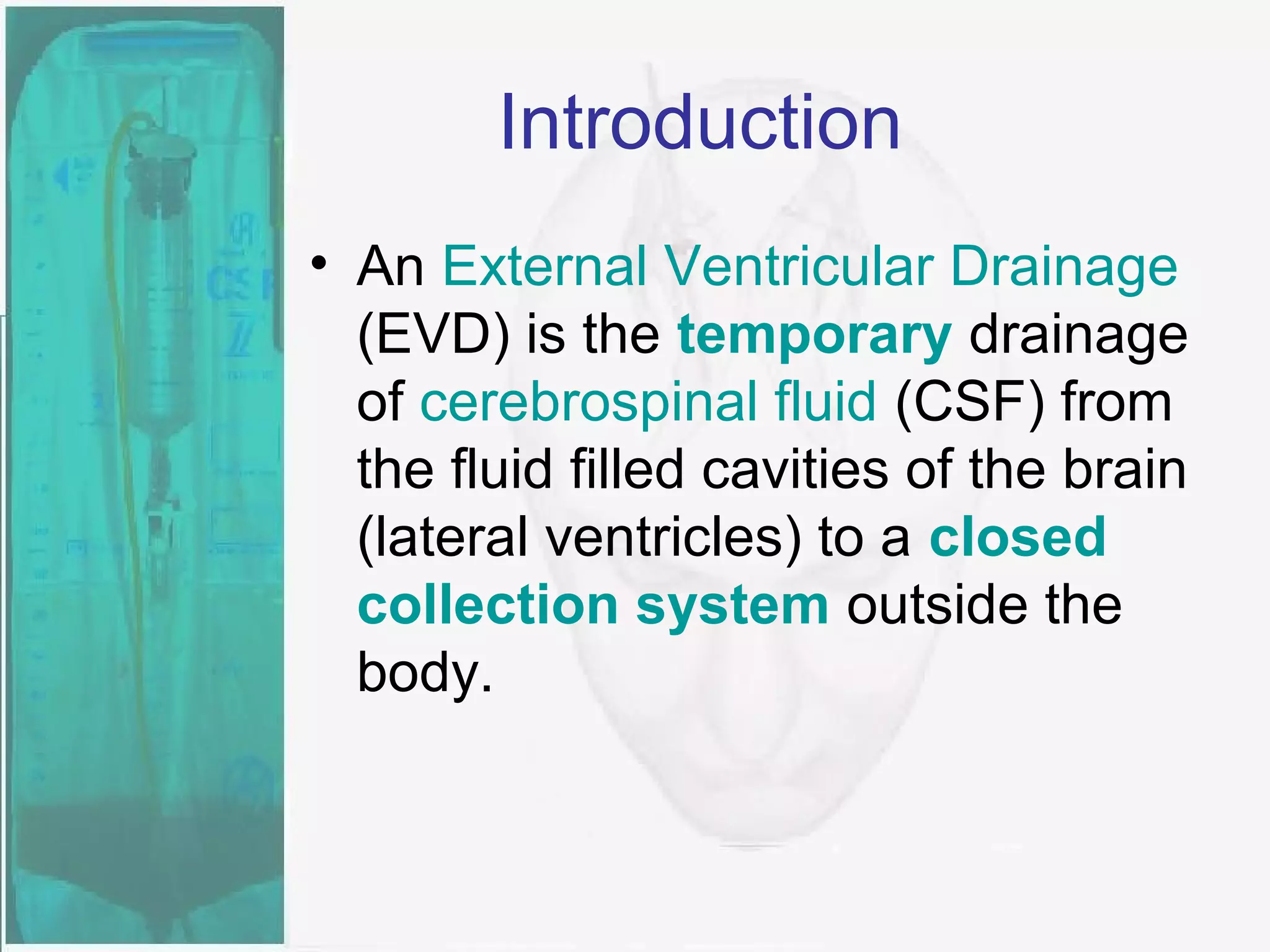 External Ventricular Drain | PPT