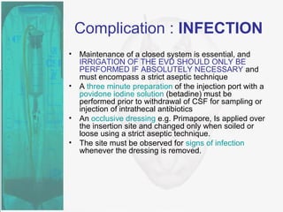External Ventricular Drain | PPT