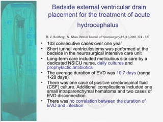 External Ventricular Drain | PPT