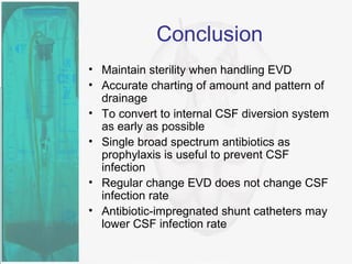 External Ventricular Drain | PPT