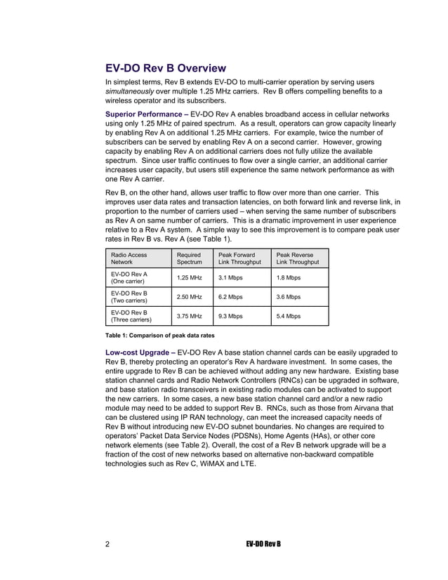 Evdo rev b final 23 oct-06 | PDF
