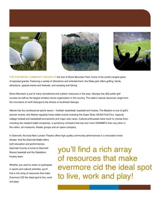 Evermore Brochure | PDF | Developmental Sites | Real Estate