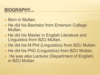 Eve 2000 by Dr. Zahoor Hussain (Pakistan) | PPTX